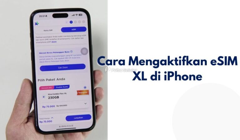 Cara Mengaktifkan eSIM XL di iPhone - Pulsa Seluler