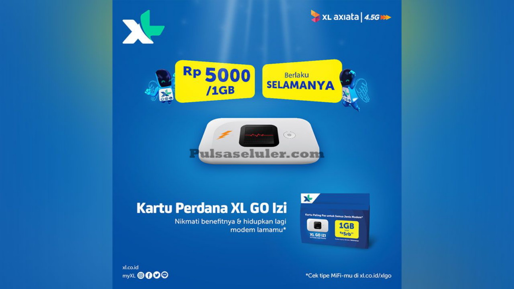 Cara Beli Paket XL Go IZI Terbaru 2024 - Pulsa Seluler