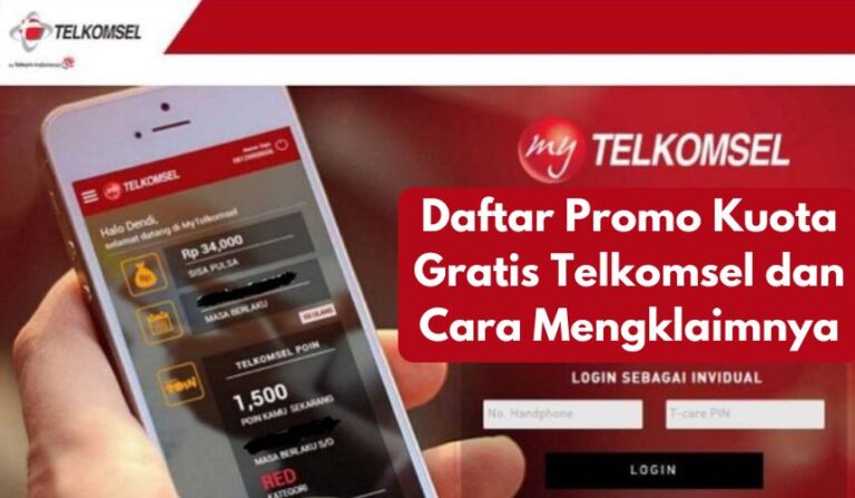 Daftar Promo Kuota Gratis Telkomsel dan Cara Mengklaimnya - Pulsa Seluler