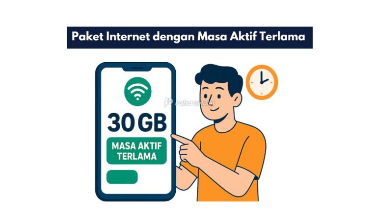 Paket Internet dengan Masa Aktif Terlama - Pulsa Seluler