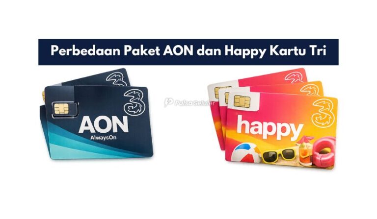 Perbedaan Paket AON dan Happy Kartu Tri - Pulsa Seluler