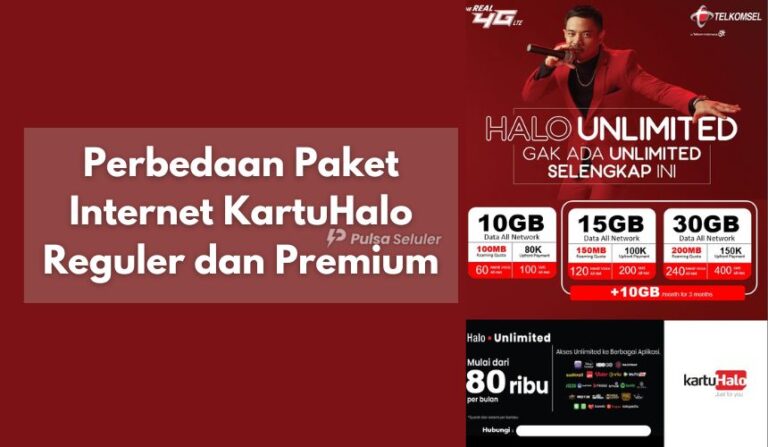 Perbedaan Paket Internet KartuHalo Reguler dan Premium - Pulsa Seluler