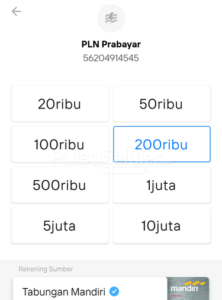 Cara Isi dan Beli Token Listrik di Livin Mandiri - Pulsa Seluler